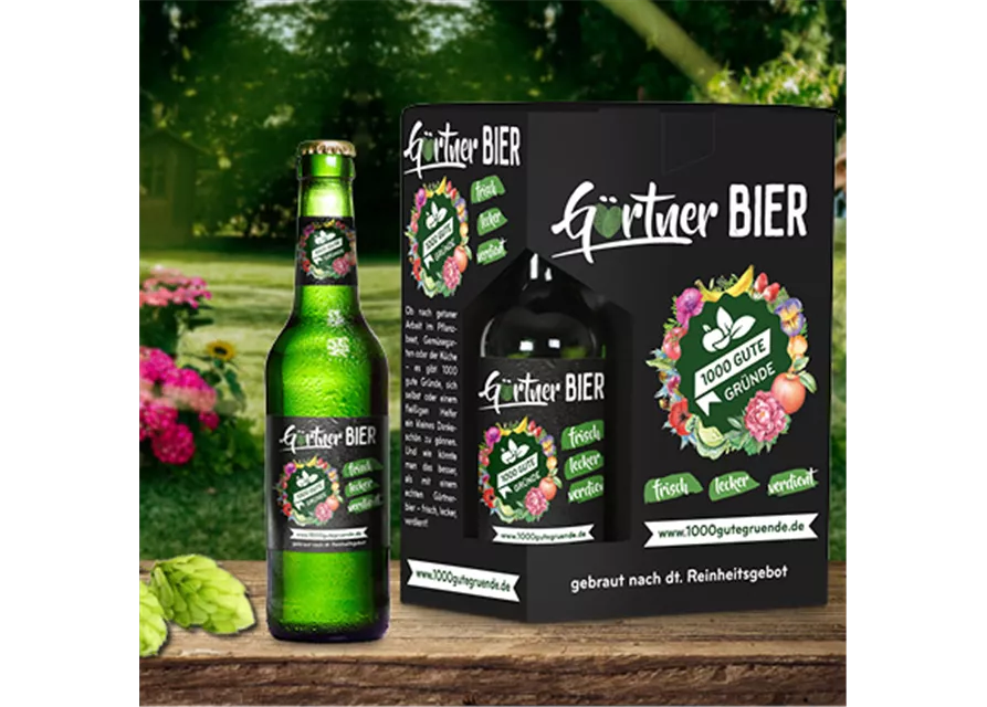 Gärtnerbier, 1000 GUTE GRÜNDE, frisch, lecker, verdient - Oldenburger ...